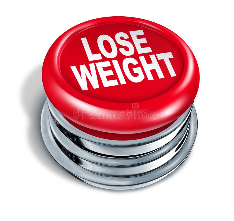 Lose weight Fast Button stock illustration. Illustration of ...