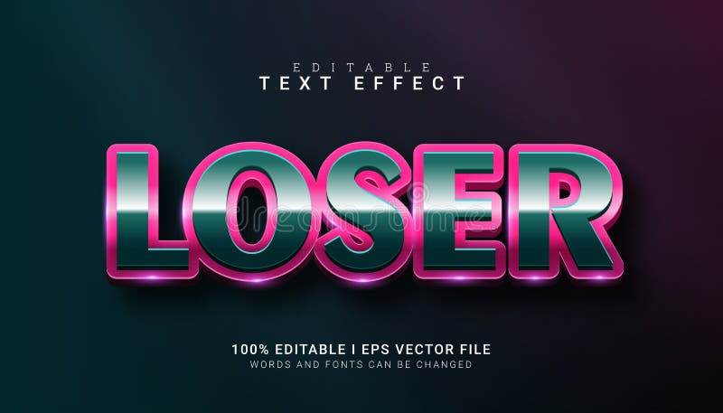 Loser Font Stock Illustrations – 86 Loser Font Stock Illustrations ...