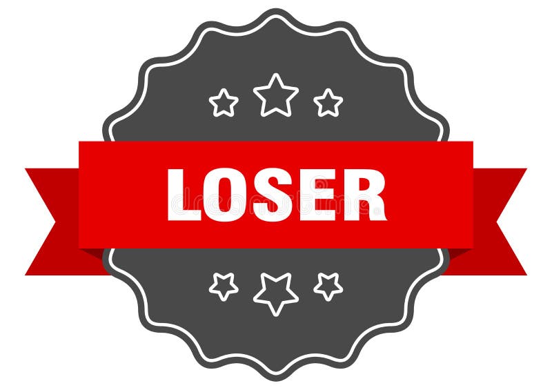 Loser Label. Loser Isolated Seal. Sticker. Sign Stock Vector ...