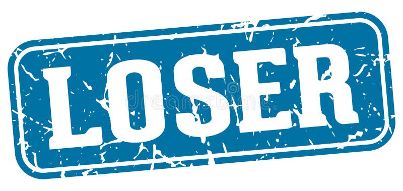 Loser Rectangular Sign. Loser Stamp Stock Vector - Illustration of ...