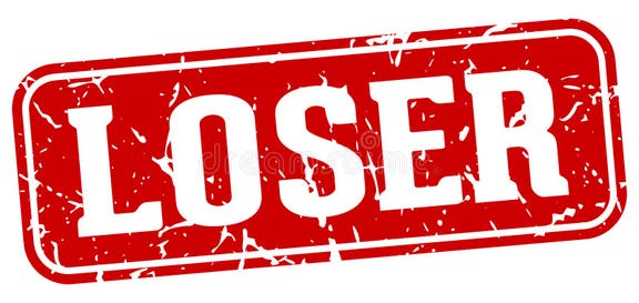 Loser Rectangular Sign. Loser Stamp Stock Vector - Illustration of ...