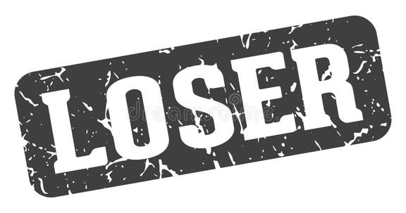 Loser Rectangular Sign. Loser Stamp Stock Vector - Illustration of ...