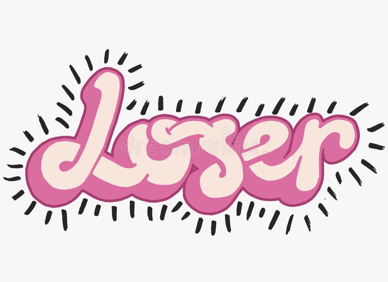 Loser Font Stock Illustrations – 86 Loser Font Stock Illustrations ...