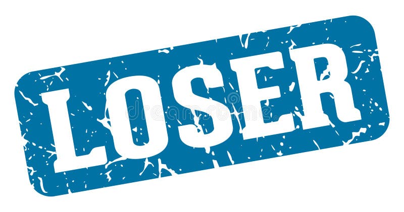 Loser Rectangular Sign. Loser Stamp Stock Vector - Illustration of ...