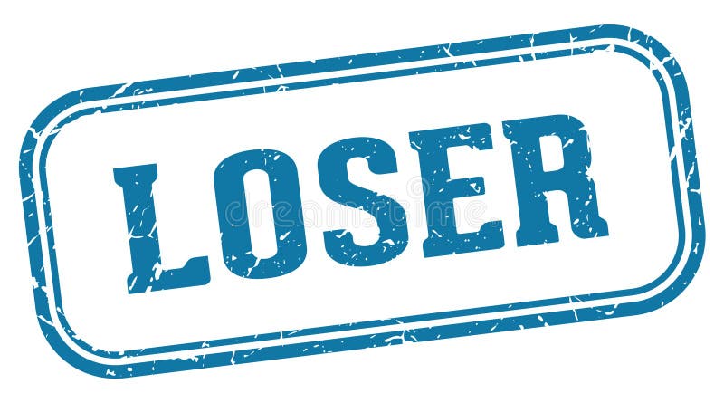 Loser Stamp. Loser Rectangular Stamp on White Background Stock Vector ...