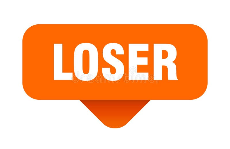 Loser Sticker. Loser Sign on Transparent Background Stock Vector ...