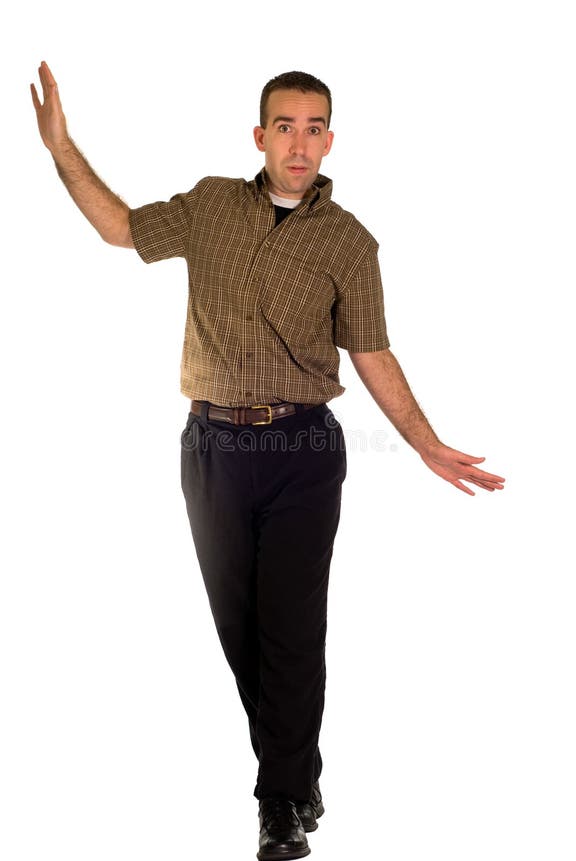 Losing Balance stock image. Image of corporate, full, body - 7210303