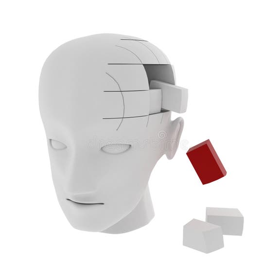 Losing Mind stock illustration. Illustration of intellectual - 4608060