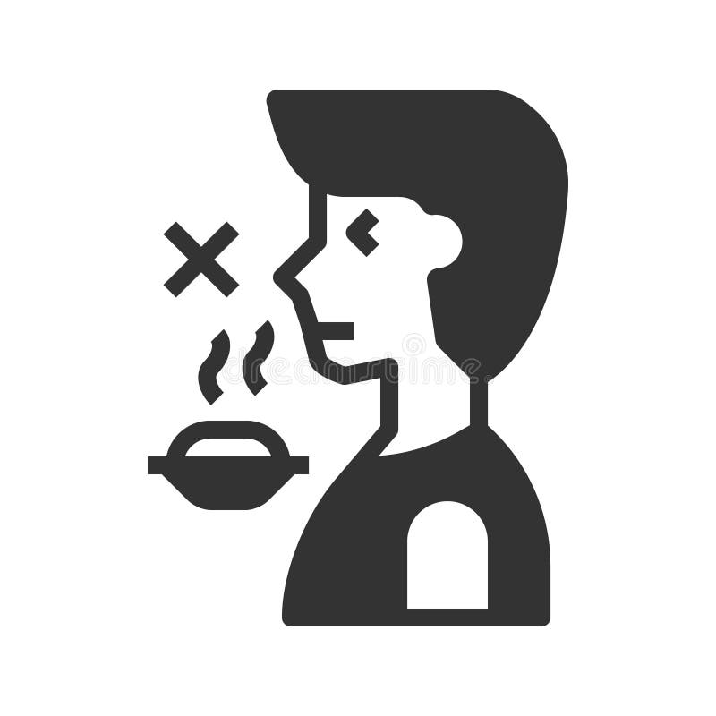 Loss of Smel Icon Vector stock vector. Illustration of vector - 219217088