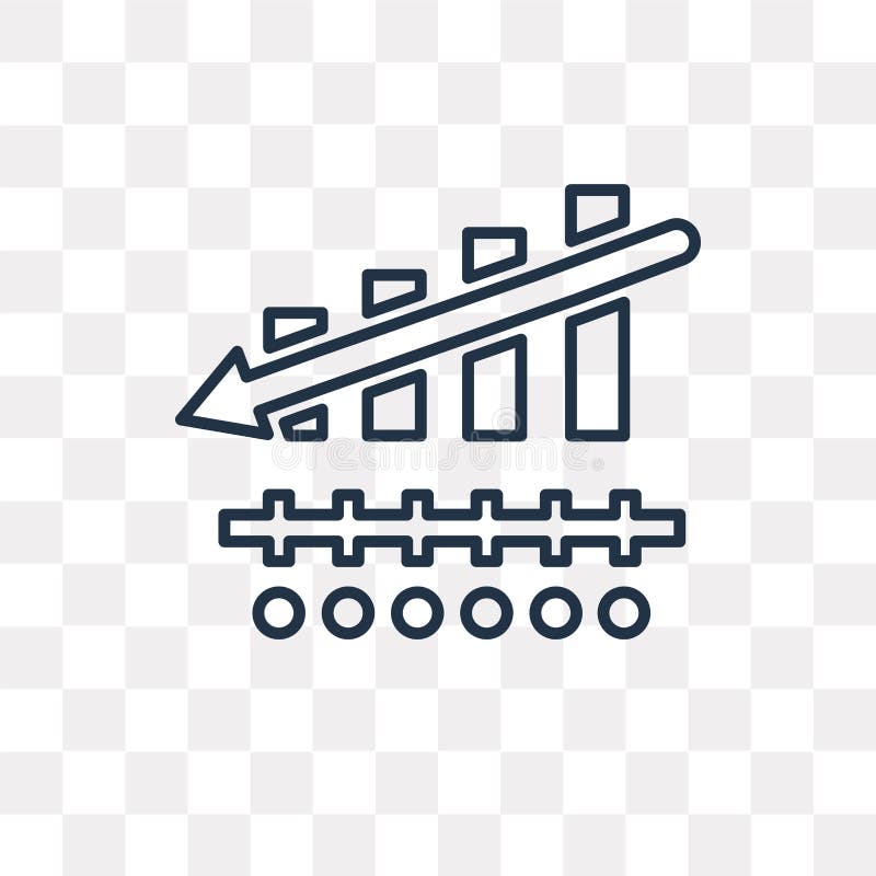 Loss Icon Vector Isolated on White Background, Loss Sign Stock Vector ...