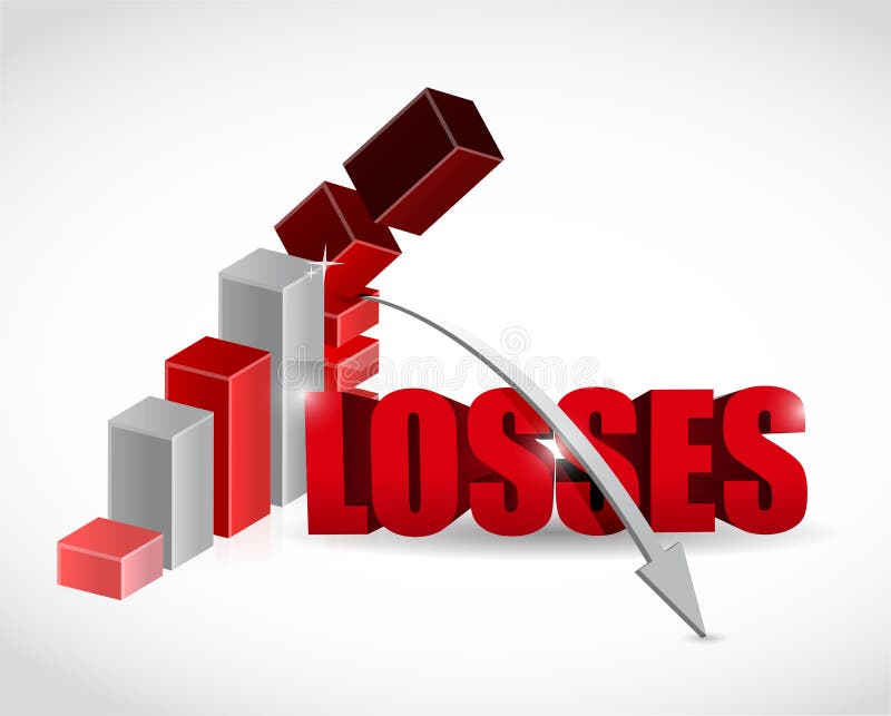 Losses Graph Illustration Design Stock Photo - Image: 32754640