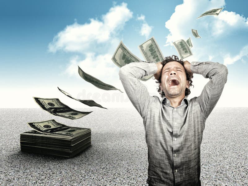 Lost all my money stock image. Image of lost, casualmemotion - 42749743