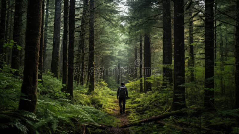 Lost Cannot See the Forest for the Trees Stock Photo - Image of ...