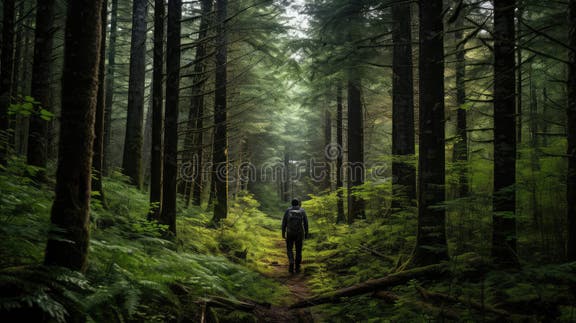 Lost Cannot See the Forest for the Trees Stock Photo - Image of ...