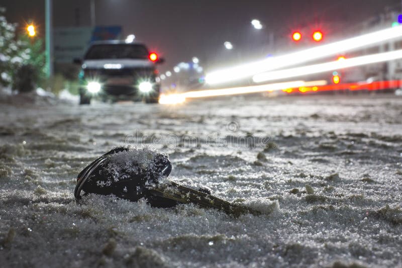 Man lost in the snow stock photo. Image of desolation - 215496650