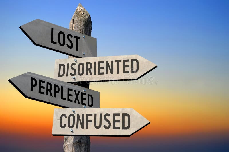 832 Lost Confused Signpost Stock Photos - Free & Royalty-Free Stock ...