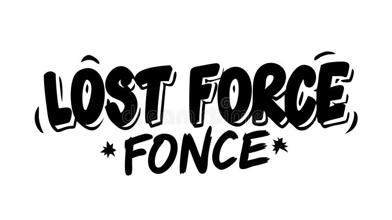 Lost Force Text Icon for Abstract Concepts, Vector Design Generative AI ...