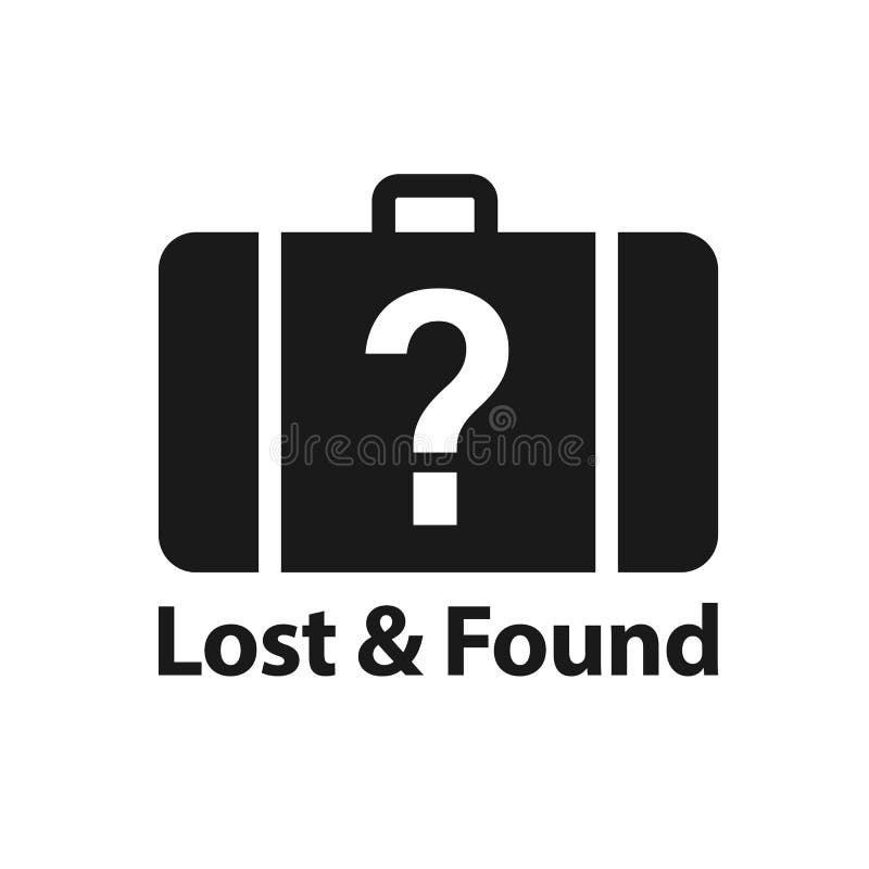 Lost and found icon stock vector. Illustration of business - 144472616