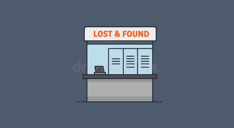 Lost Found Airport Stock Illustrations – 396 Lost Found Airport Stock ...