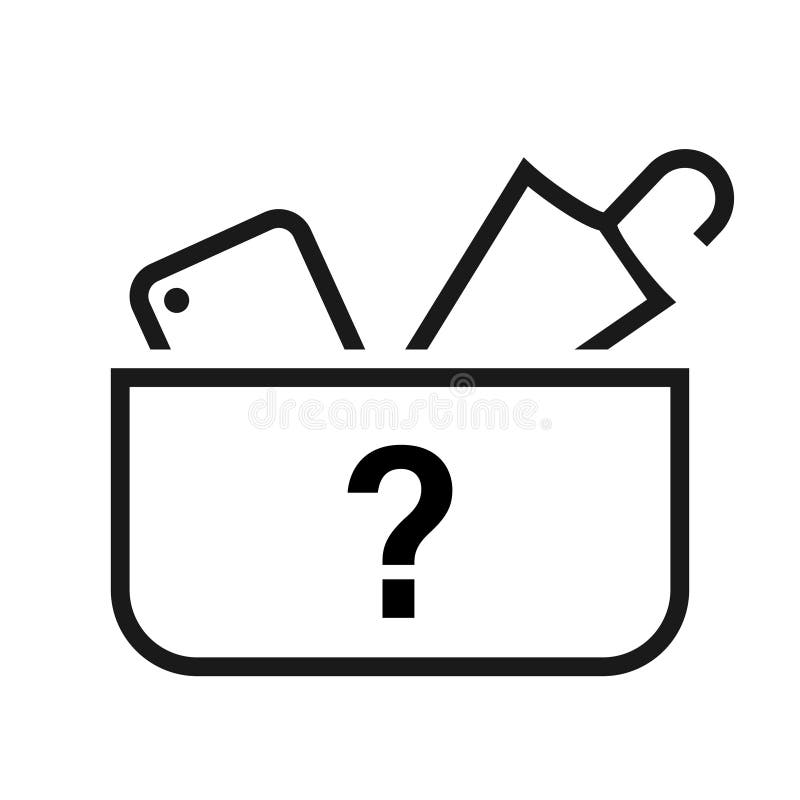 Lost and found icon stock vector. Illustration of mark - 144472599