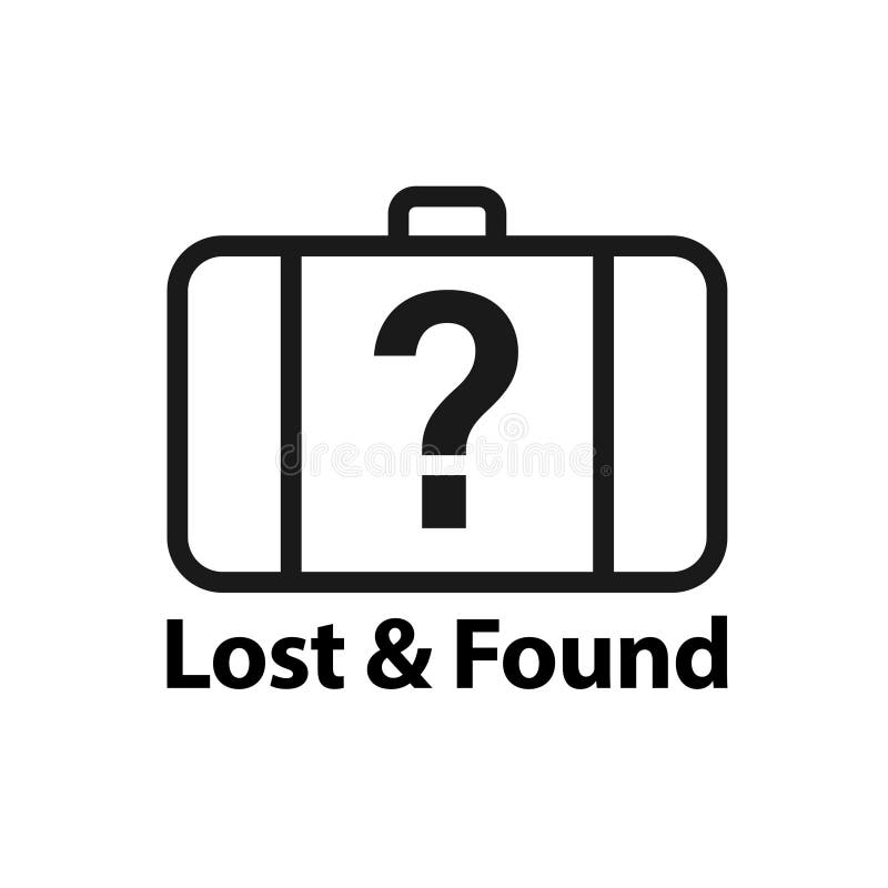 Lost and found icon stock vector. Illustration of business - 144472616