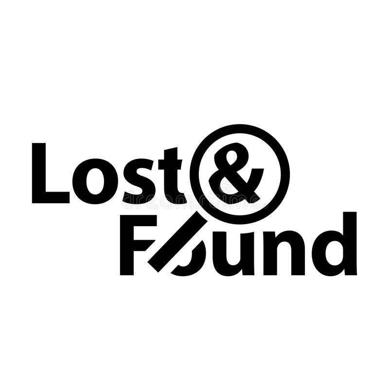 Lost and found icon stock vector. Illustration of business - 144472616