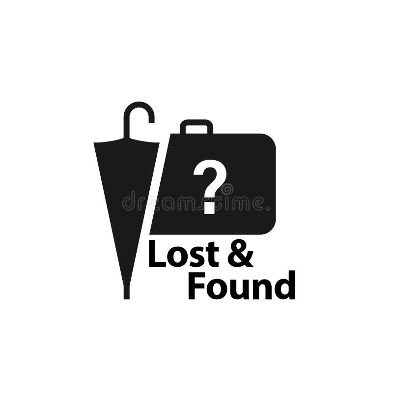 Lost and found icon stock vector. Illustration of business - 144472616