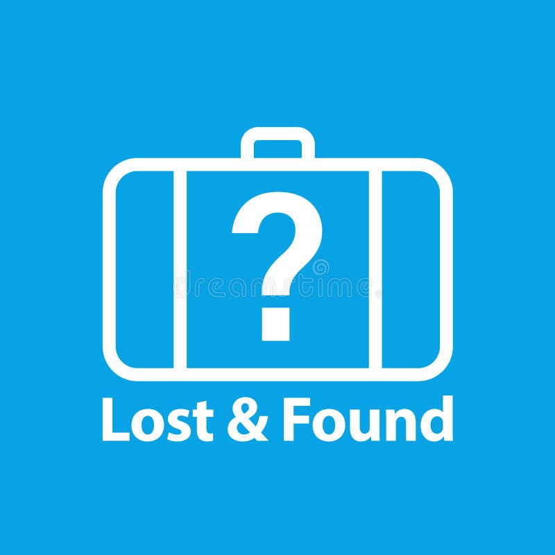 Lost and found icon stock vector. Illustration of business - 144472616
