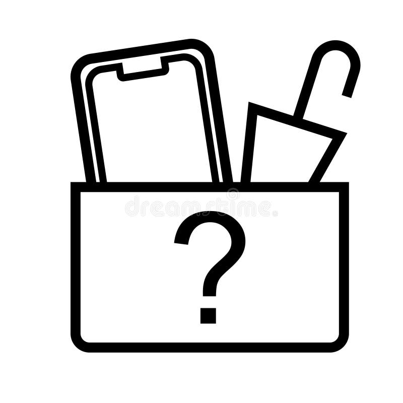 Lost & Found Icon. Lost & Found Vector Icon Illustration Stock ...