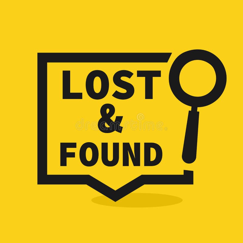 Lost and found icon stock vector. Illustration of business - 144472616