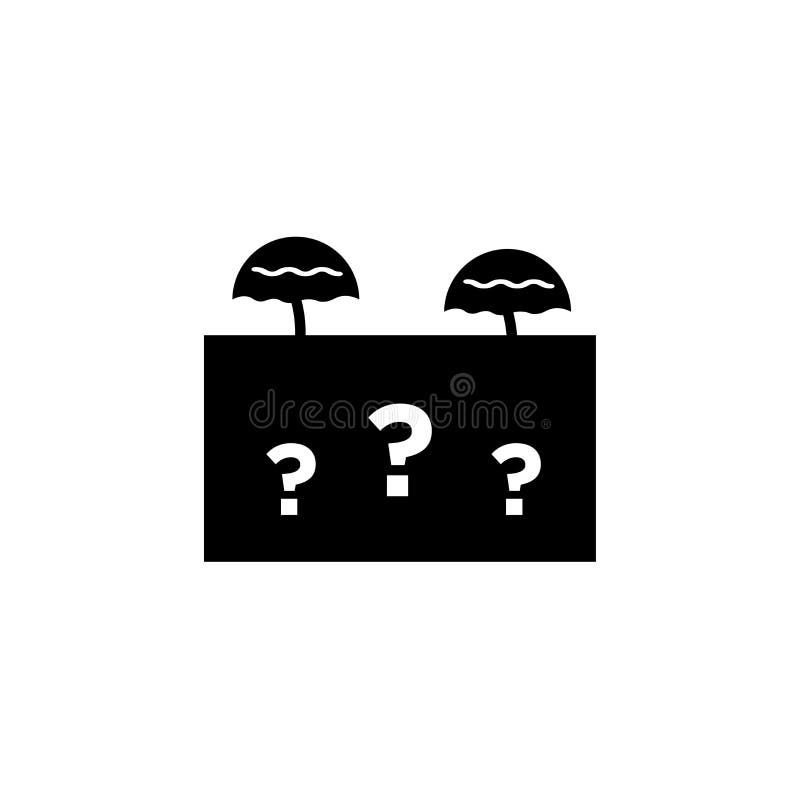 Lost Items Icon Vector Sign and Symbol Isolated on White Background ...