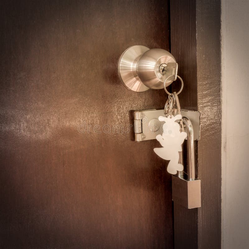 Many Times we Tend To Forget the Keys at Home. Stock Image - Image of ...