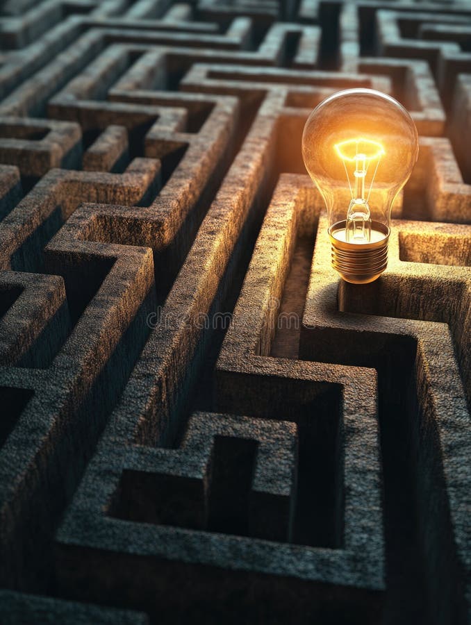 Lost in the Labyrinth stock photo. Image of journey - 388181068