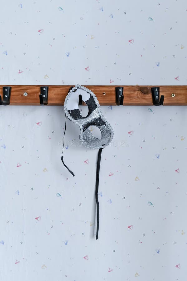 The Lost Mask stock image. Image of wall, black, screwed - 39009591