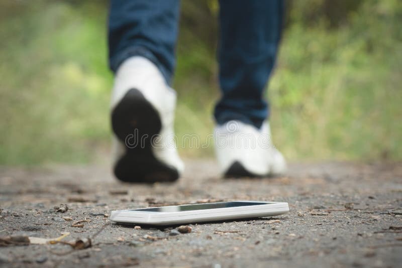 Lost mobile phone. stock photo. Image of phone, mobile - 132658802