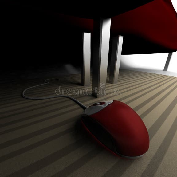 The lost mouse stock illustration. Illustration of mouse - 15643232