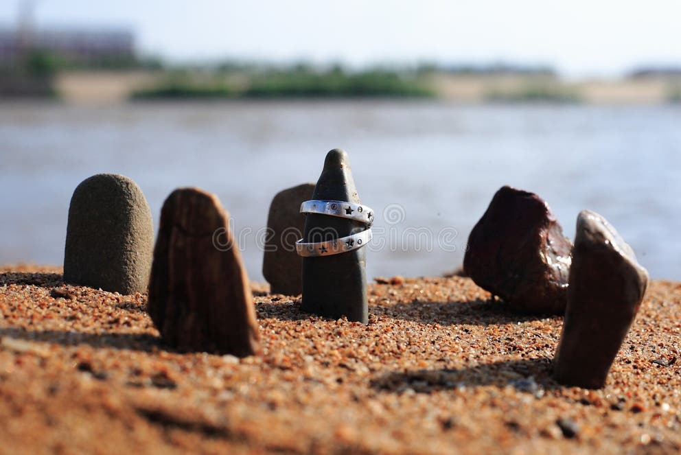 The lost ring stock image. Image of stone, eternal, silver - 26488169