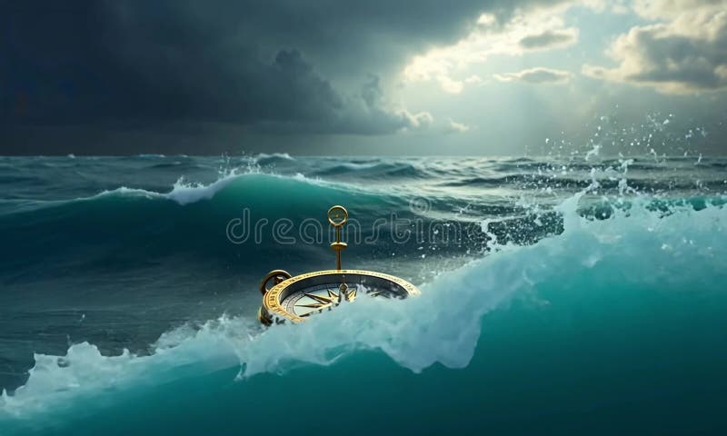 Lost at Sea stock footage. Video of generated, bright - 370406772