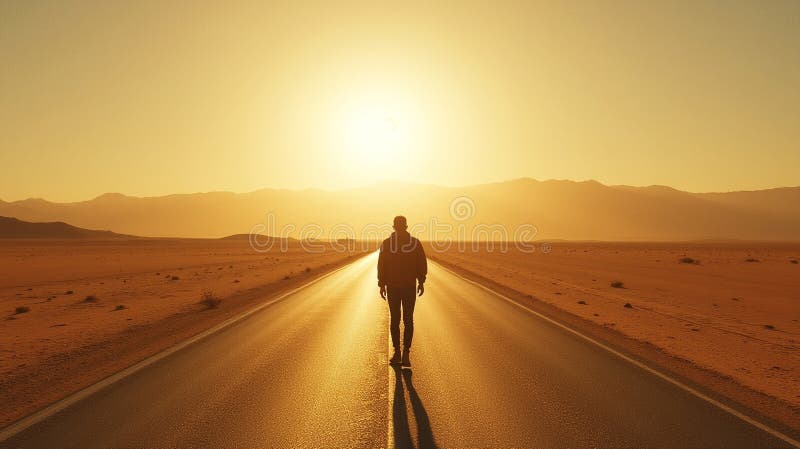 Lost in Solitude: Finding Inner Strength Amidst Isolation Stock ...