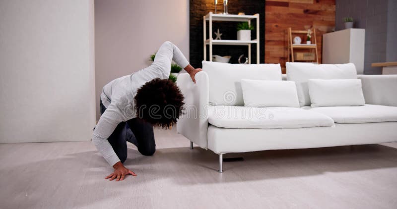 Lost Something Looking for Things Stock Image - Image of black, floor: 264185017