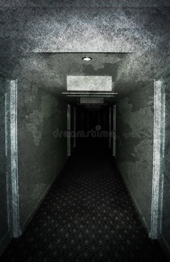 Lost in Spooky Dirty Corridor Stock Image - Image of people, beautiful ...