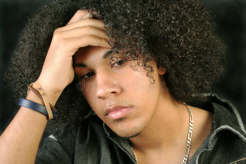 Lost in thoughts stock image. Image of youth, afro, american - 682879 Lost in thoughts stock image. Image of youth, afro, american - 682879