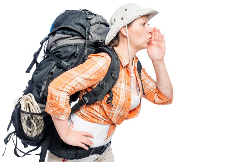 A Lost Tourist Calls for Help, the Space Stock Image - Image of happy ...