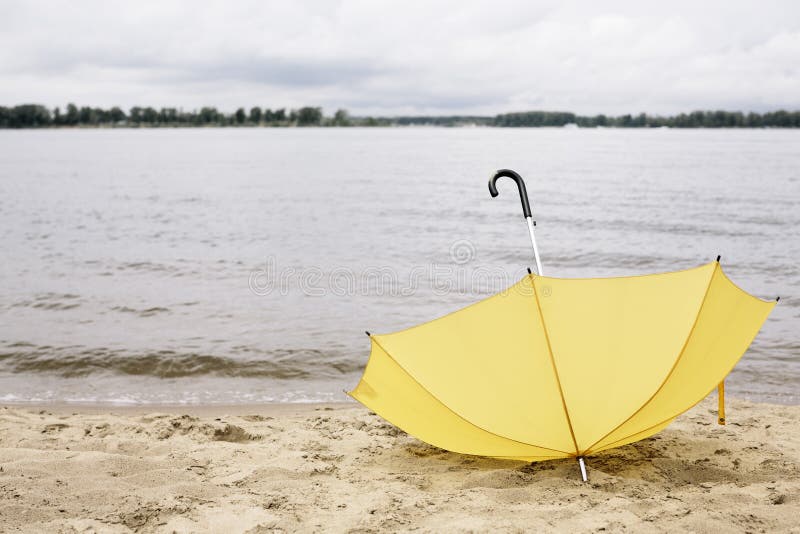 Lost umbrella stock photo. Image of gray, landscape, cloud - 34062338