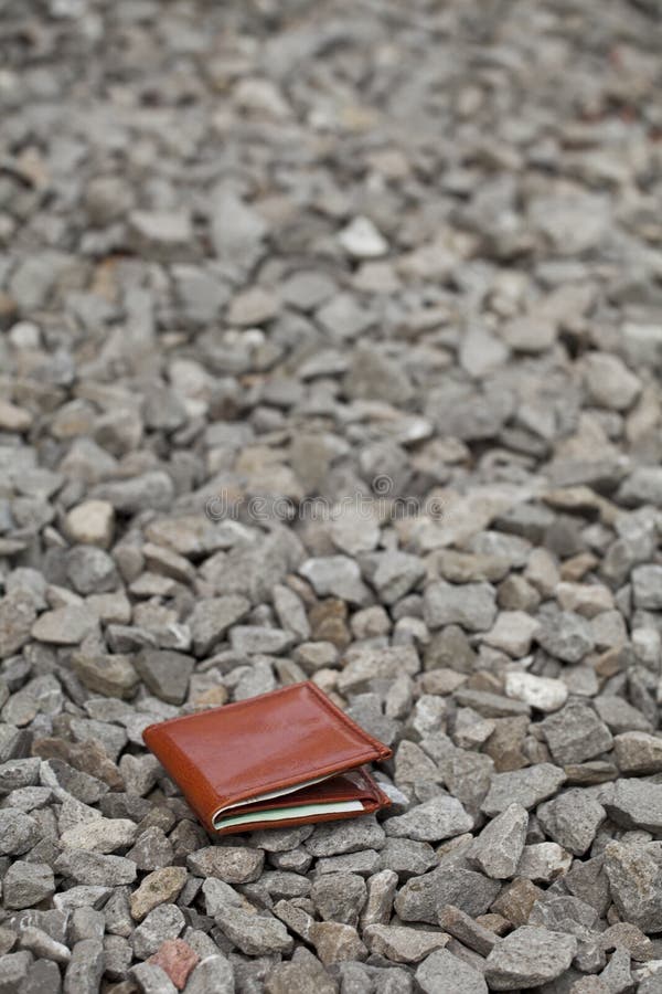 Lost wallet stock photo. Image of leather, rubble, lost - 23575646