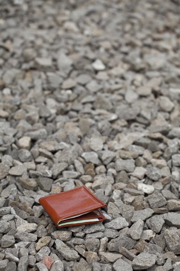 Lost wallet stock photo. Image of leather, rubble, lost - 23575646