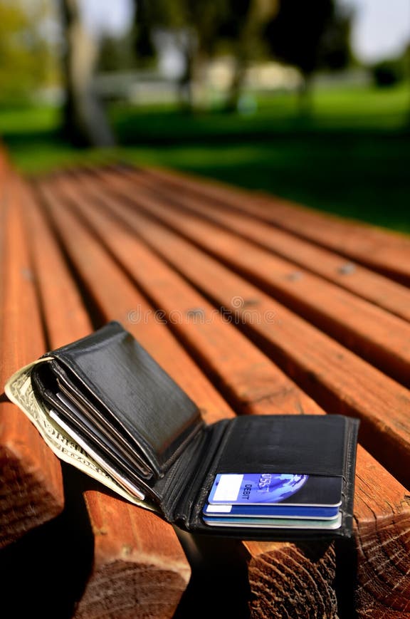 Lost Wallet stock photo. Image of black, full, financial - 27112304
