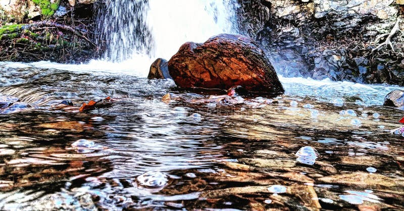 Lost is the water stock photo. Image of waterfall, lost - 267713184