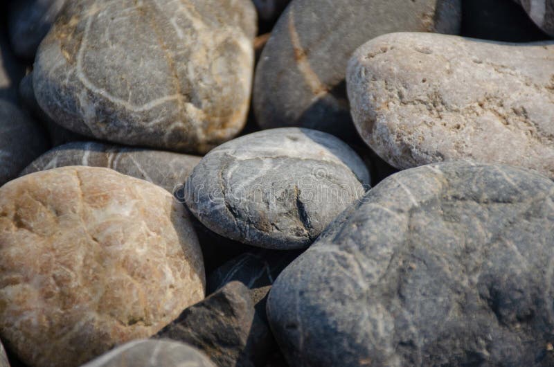 A Lot of Abstract Smooth Colored Sea Pebbles Stock Image - Image of ...