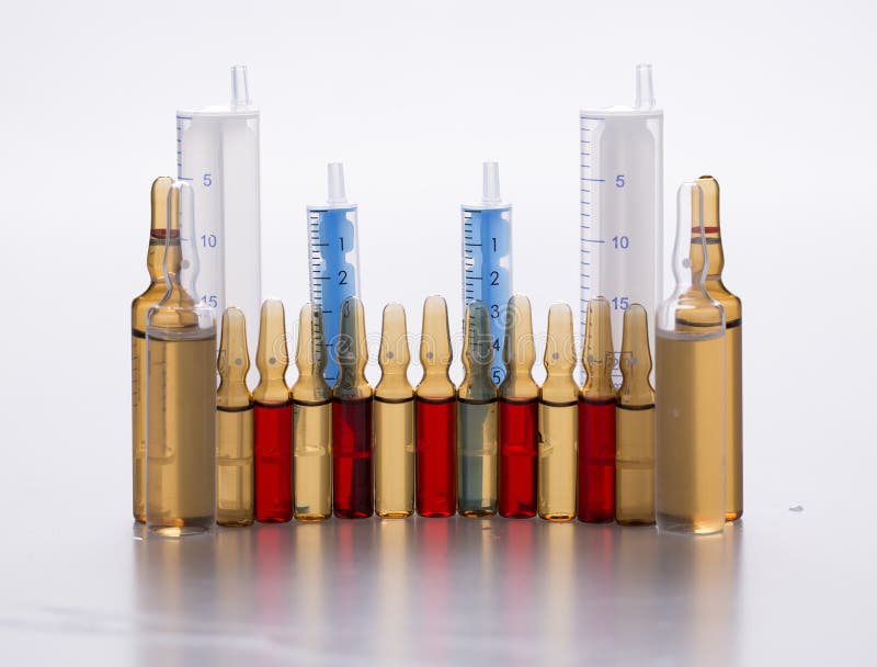 Lot of ampules stock illustration. Illustration of health - 32340567